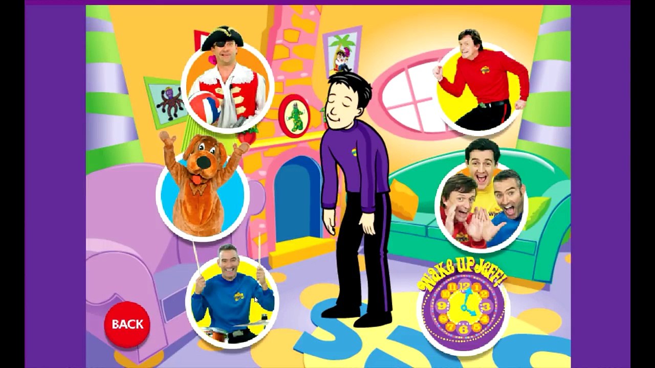 The Wiggles Game Videos - Big Red Car Coloring Wake Up Jeff Games ...