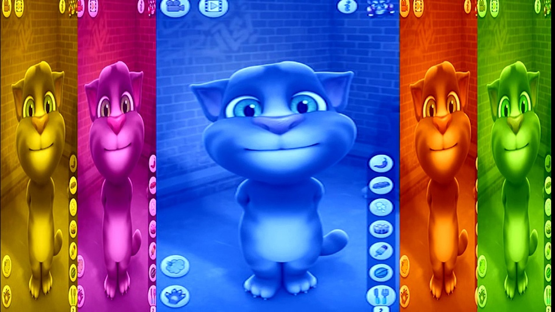 Talking Tom Cat And Talking Pocoyo Colors Reion Compilation – Видео ...