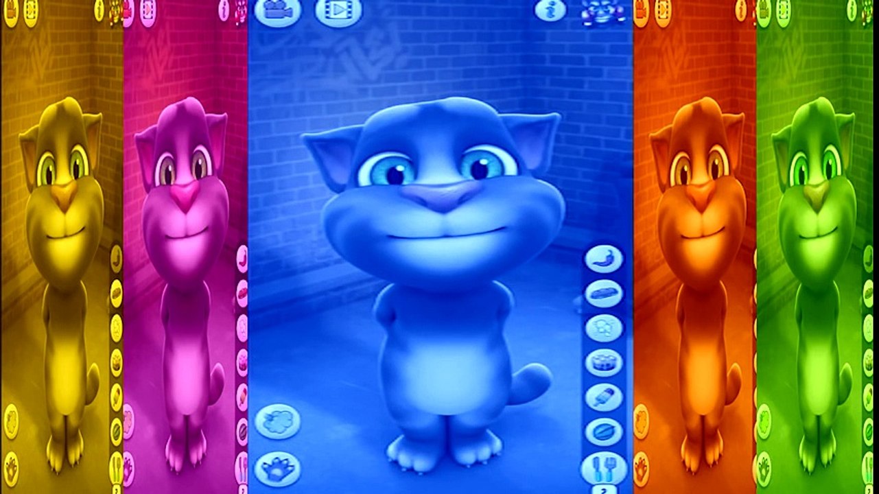 Baby Learn Colors with Talking Tom Colours for Kids Animation Education ...