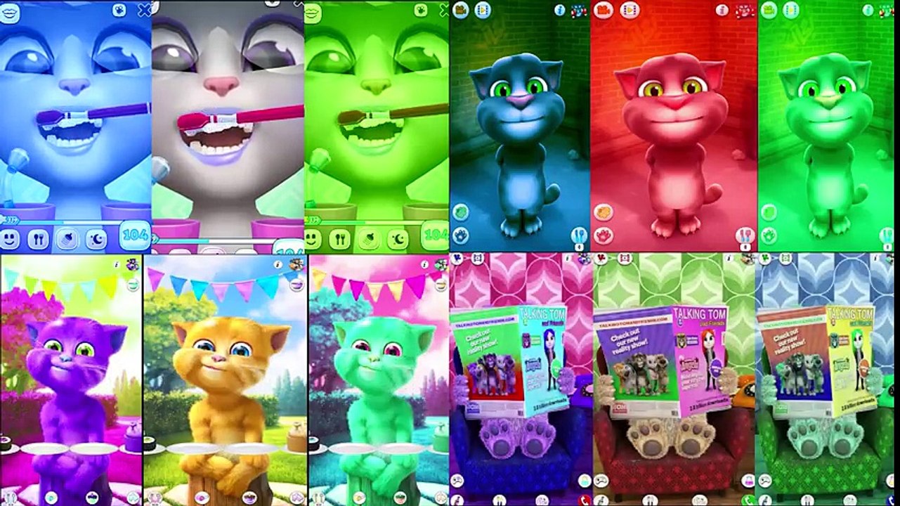 Learn Colors with My Talking TOM Colours for Kids Animation Education ...