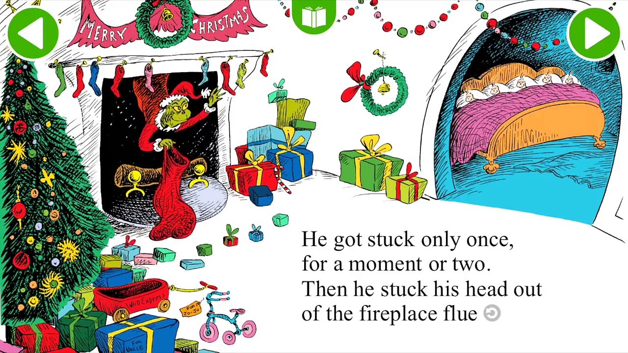 How the Grinch Stole Christmas Dr Seuss Cartoons For Children Storybook ...