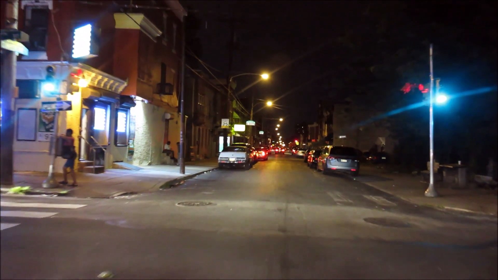 Ghetto Street At Night