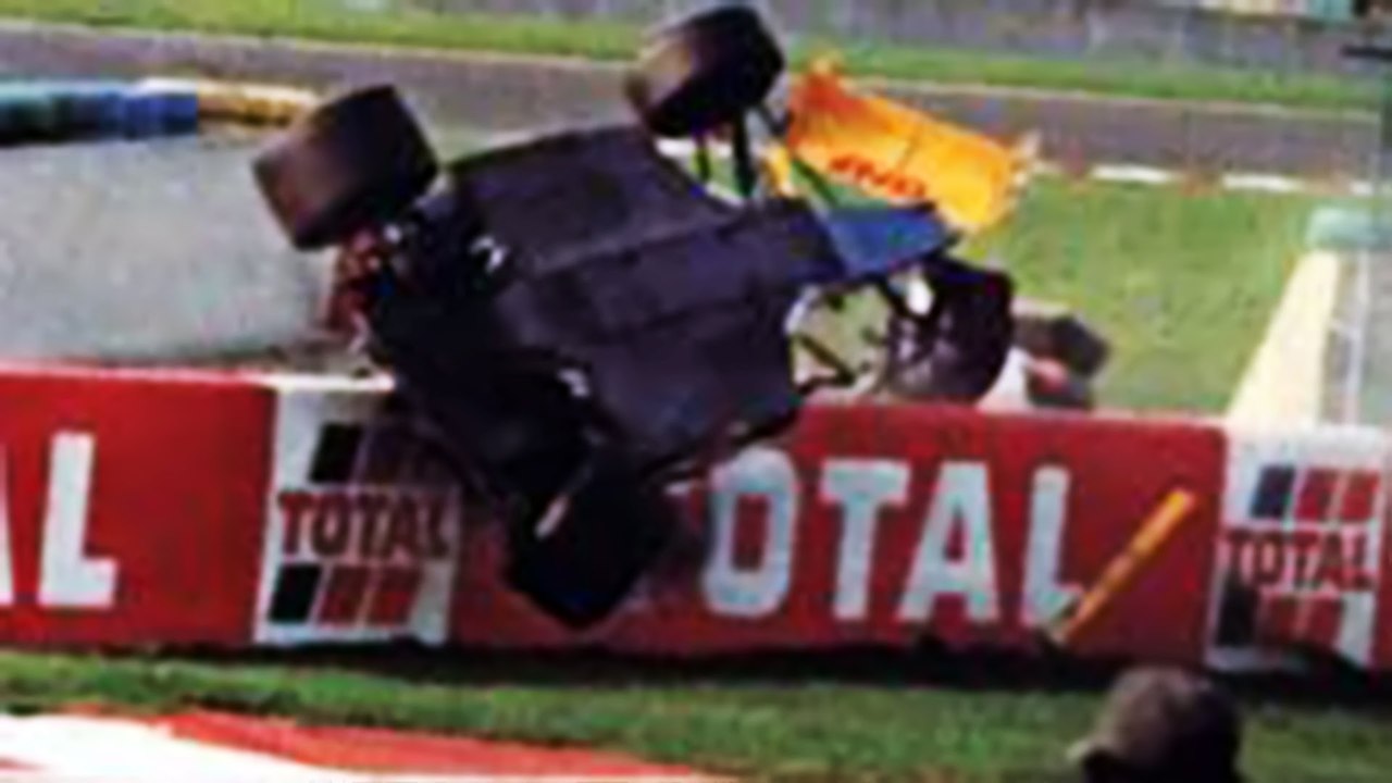 Marco Campos fatal crash at Magny Cours (15 October 1995) F3000 - video ...