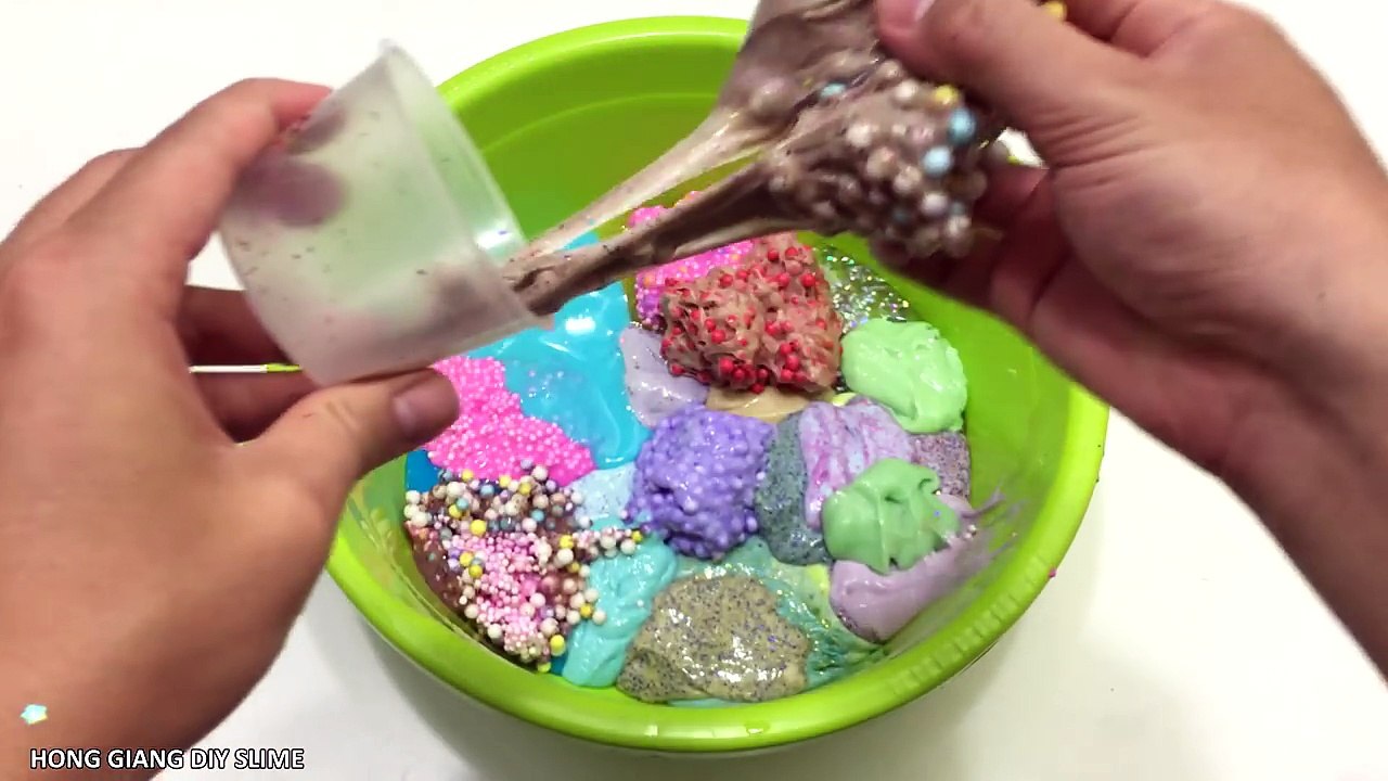 SLIMESMOOTHIE!! Mixing 55 DIY SLIMES Together!! Oddly Satisfying ~ASMR ...