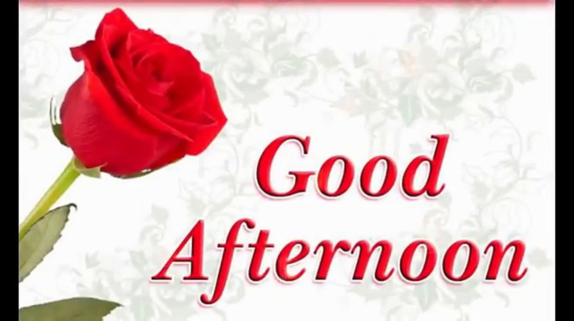 Good Afternoon Images With Red Roses