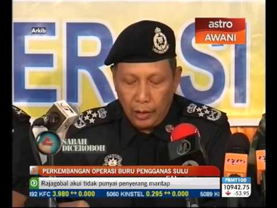 Perkembangan operasi buru pengganas Sulu - video Dailymotion