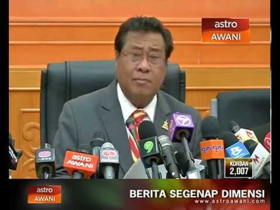 Rakyat Selangor diharap bertenang - video Dailymotion