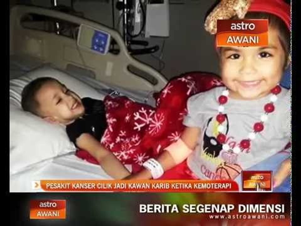 Pesakit kanser cilik jadi kawan karib ketika kemoterapi - video Dailymotion