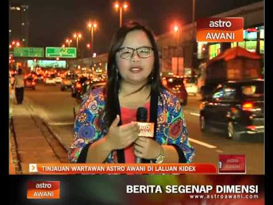 Tinjauan wartawan Astro Awani di laluan Kidex - video Dailymotion