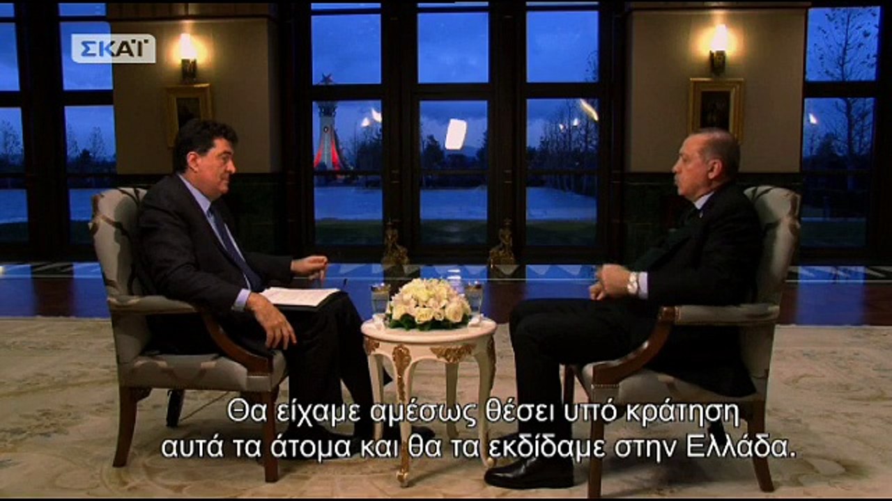 Επίθεση Ερντογάν στην ελληνική Δικαιοσύνη για τους οκτώ Τούρκους ...