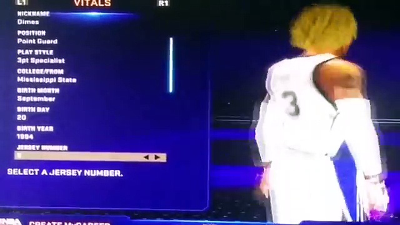 Best myplayer to make NBA 2k16 ps3 - video Dailymotion