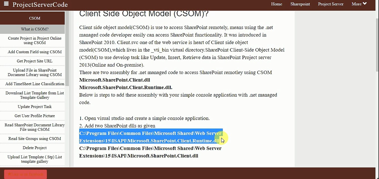Authentication using Client Side Object Model(CSOM) - video Dailymotion