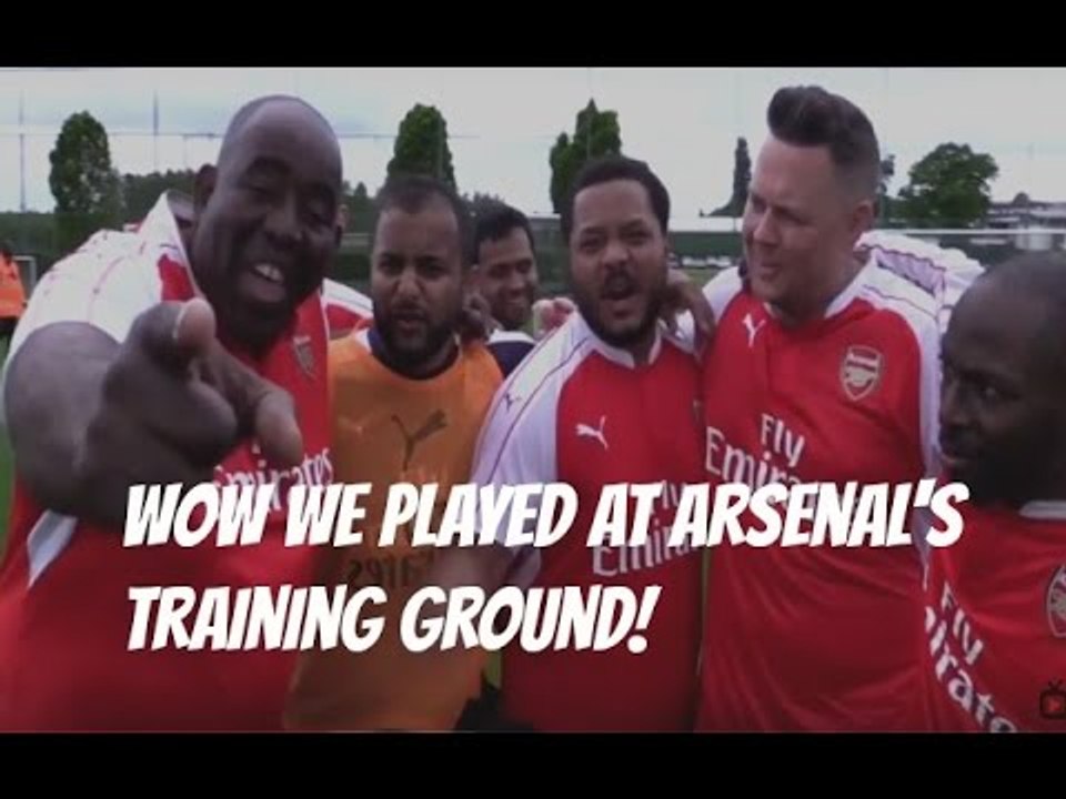 WOW!!! We Played At Arsenal's Training Ground! - video Dailymotion
