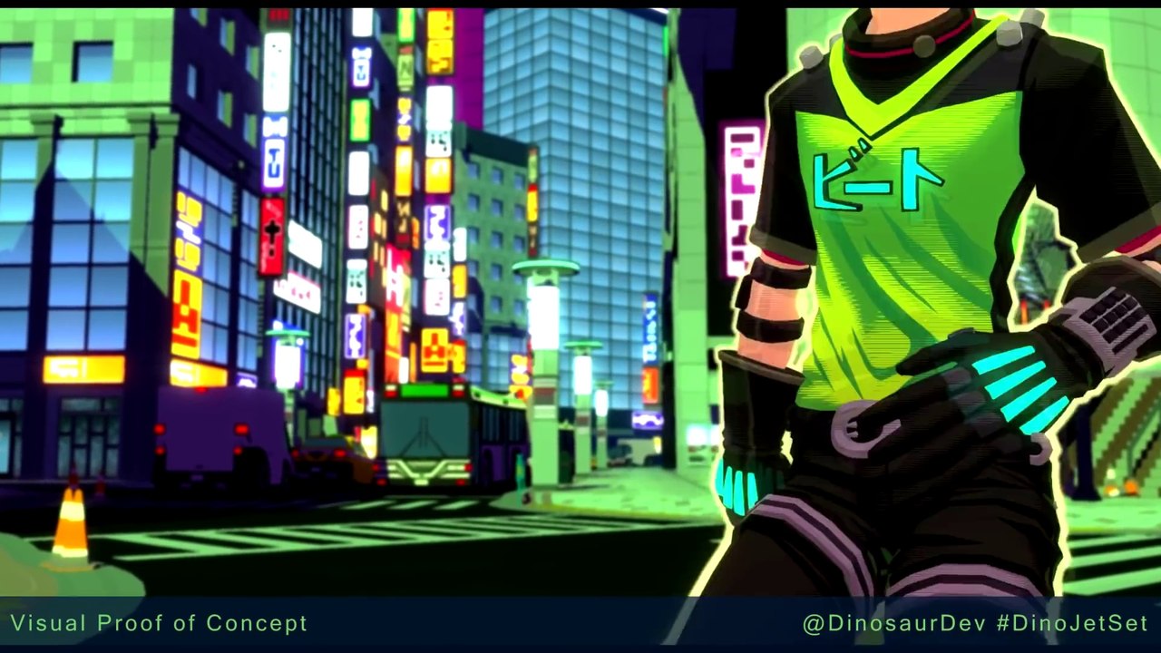 Jet Set Radio Evolution - Démonstration visuelle du concept - Vidéo ...