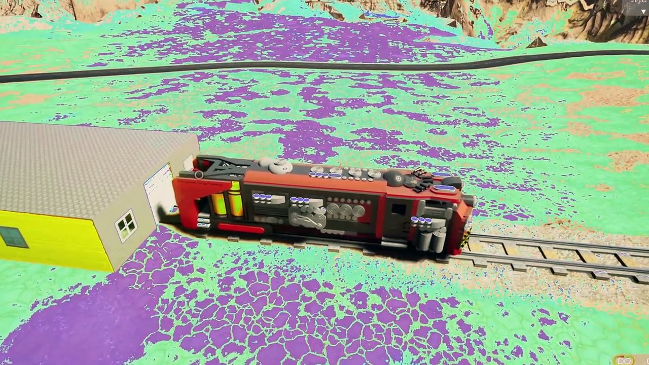 LEGO TRAIN CRASHES INTO BUILDING AT OVER 300 KM/H! - Brick Rigs ...