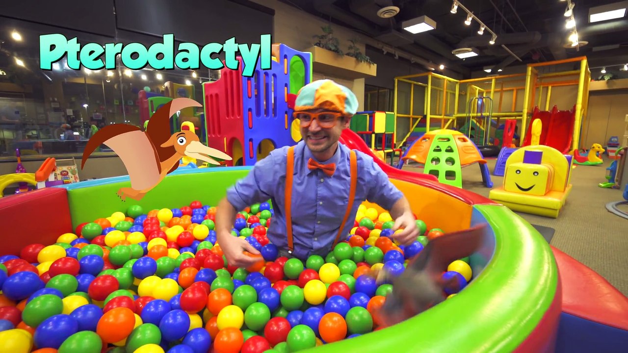 Blippi Learns at the Indoor Playground - Educational Videos for ...