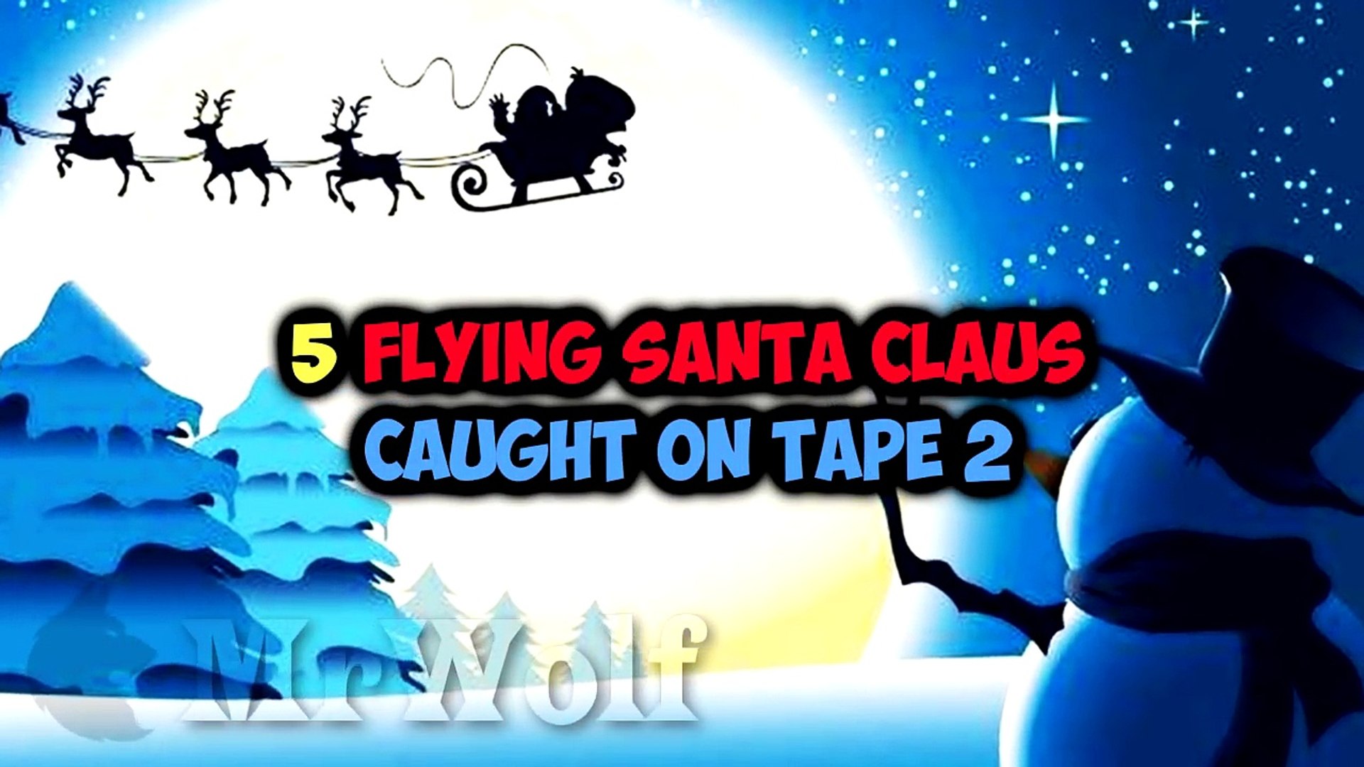 The Real Santa Claus Caught On Tape Flying