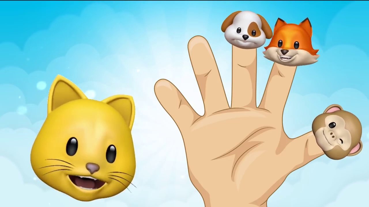 Animoji song Finger Family Collection _ Baby Nursery Rhymes for kids ...