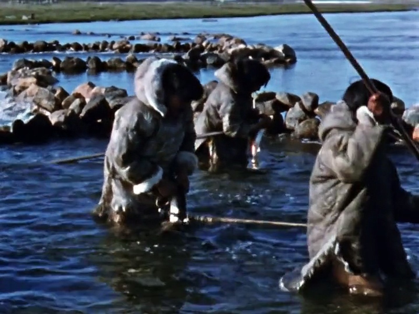 Inuit People Fishing