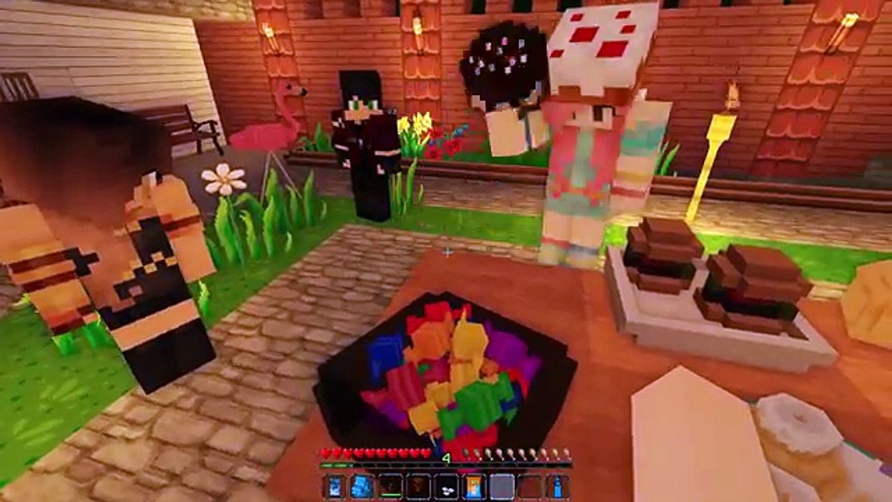 Minecraft Sleepover - BACKYARD CREEPY SLUMBER PARTY! (Minecraft ...