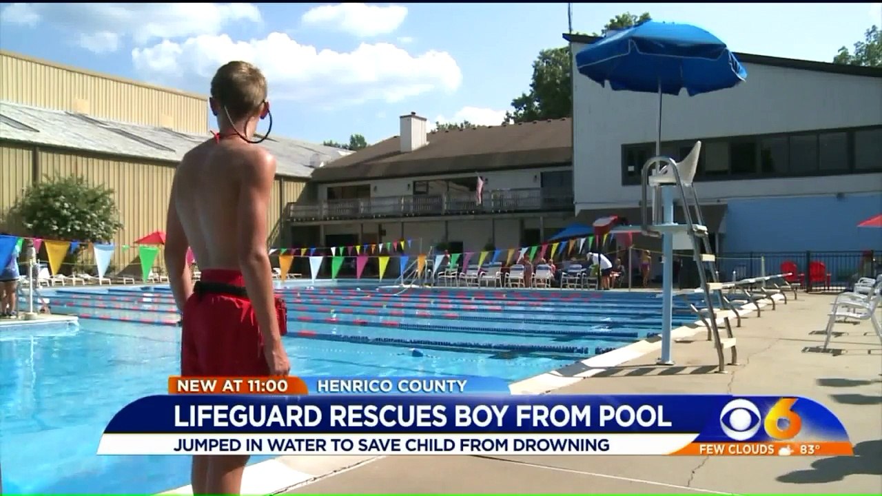 First-Time Lifeguard Saves Boy from Drowning - video Dailymotion