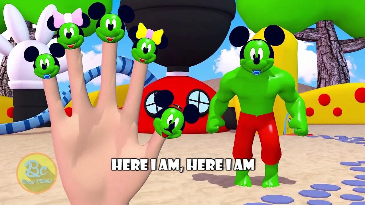 The AVENGERS Mickey Mouse Finger Family | Nursery Rhymes | 3D Animation ...