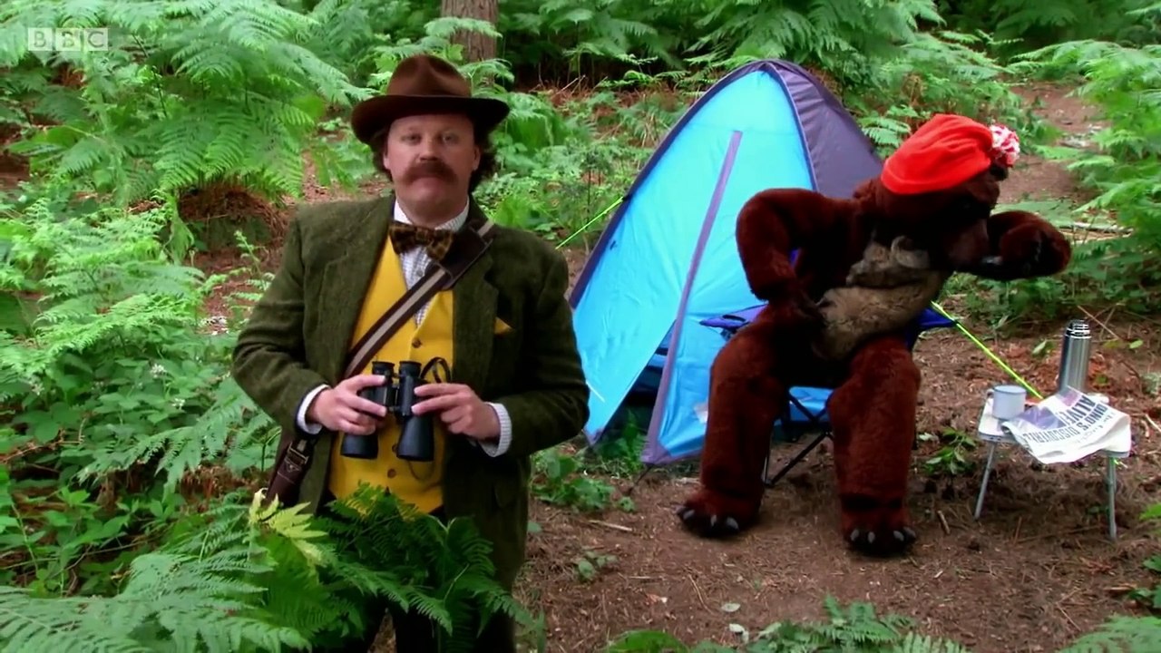 Gigglebiz Rapids Johnson tries to spot the elusive bobble hatted brown ...