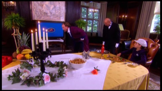 Gigglebiz Captain Adorable who comes to the rescue of two young diners ...