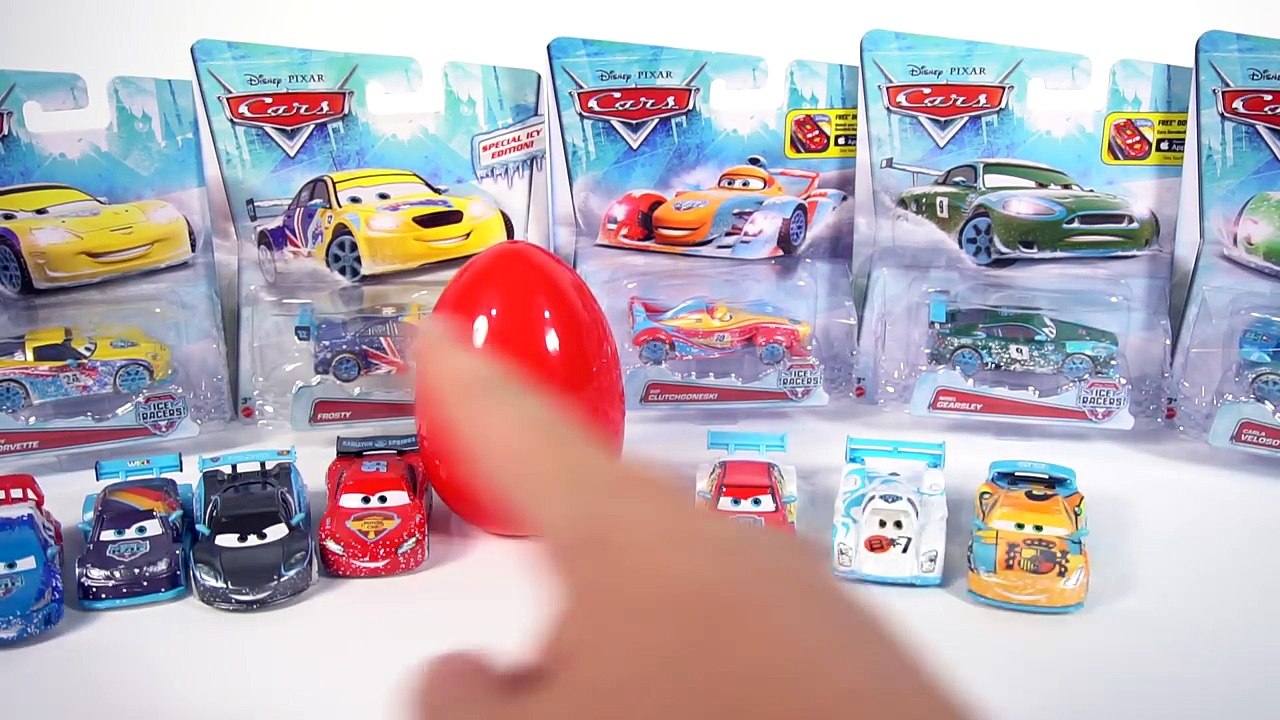 FULL COLLECTION DISNEY PIXAR CARS ICE RACERS DRIFT RACING FROSTY ...