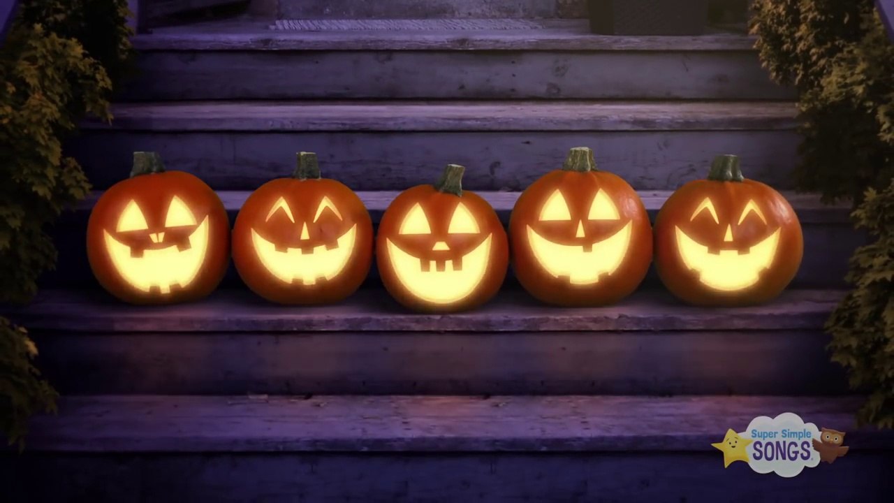 Five Little Pumpkins | Pumpkin Song | Super Simple Songs - video ...