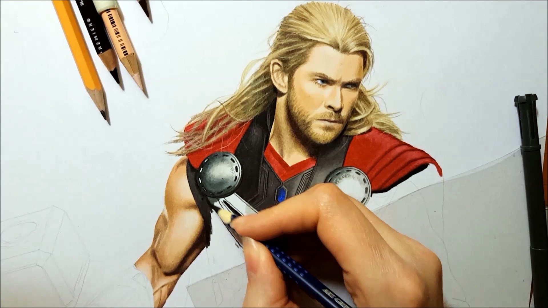 Easy Thor Drawings