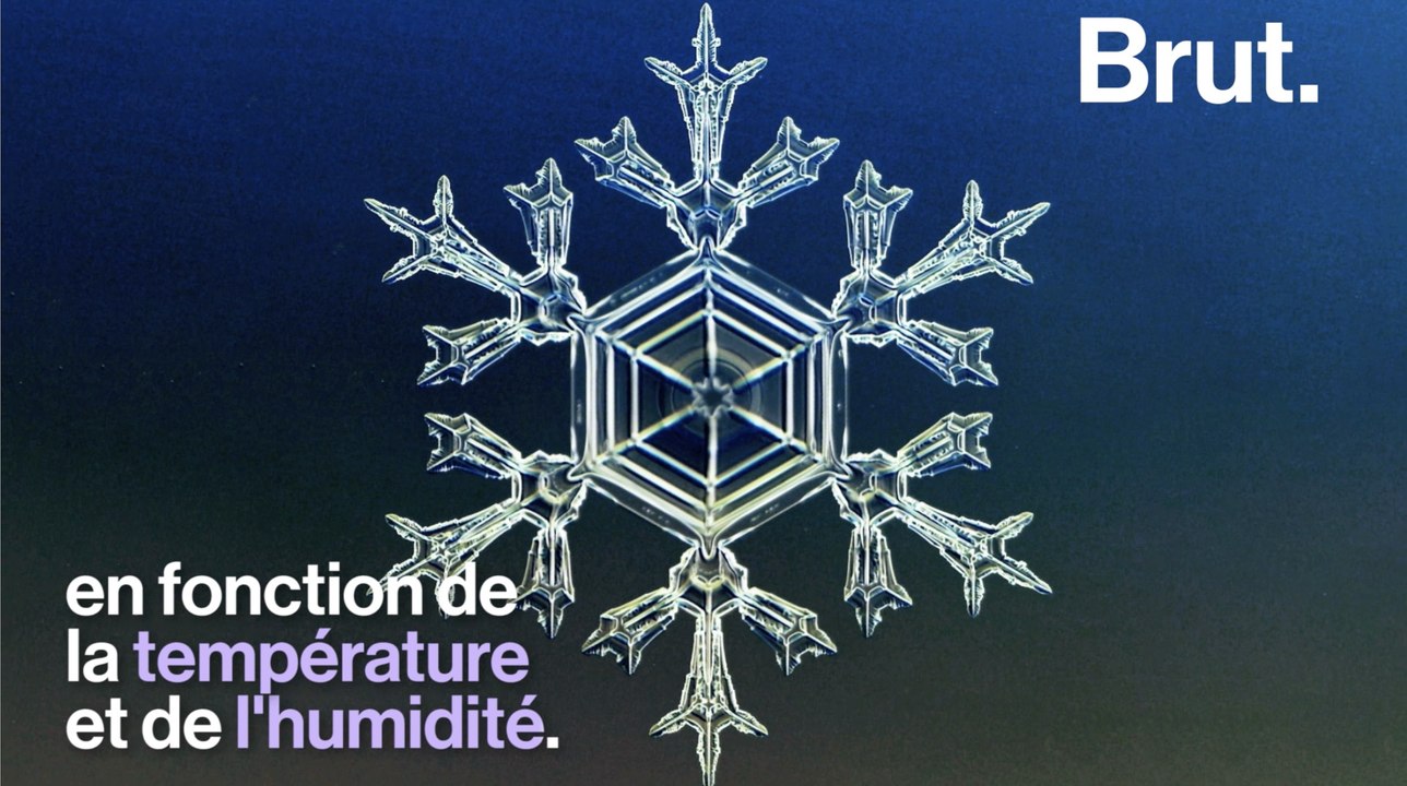 Comment se forment les flocons de neige ? - Vidéo Dailymotion
