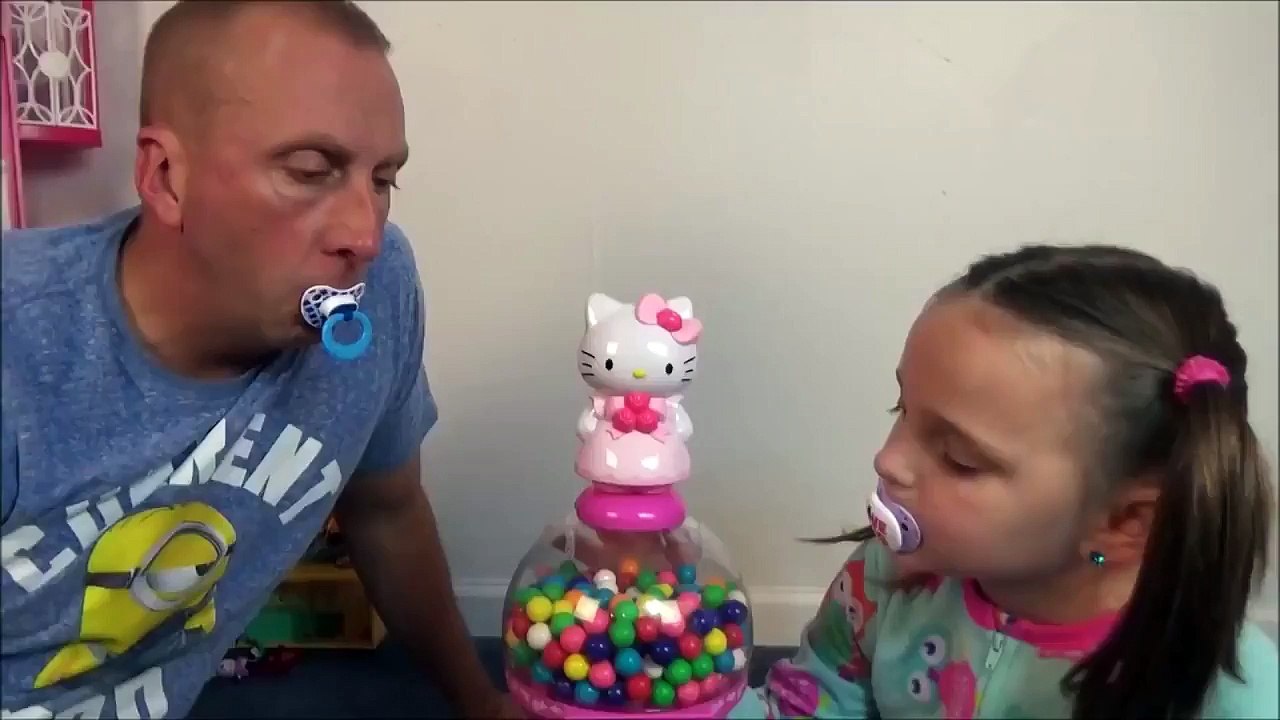Bad Baby Victoria Gumballs Surprise Eggs Annabelle & Crybaby Daddy Toy ...