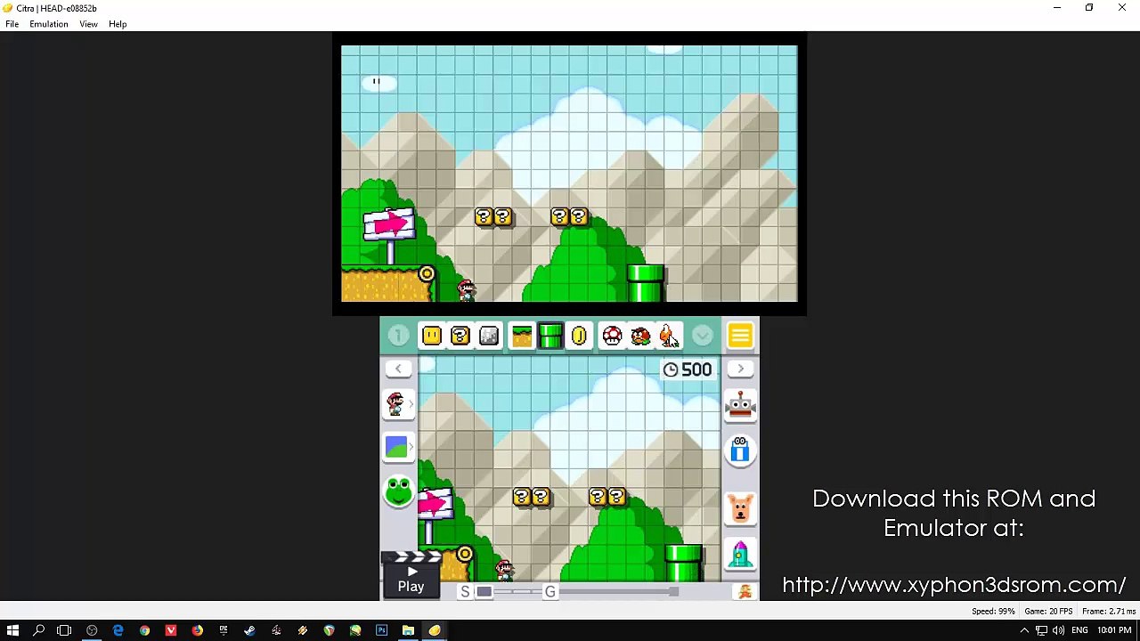 Super Mario Maker for Nintendo 3DS FREE 3DS ROM CITRA PC - video ...