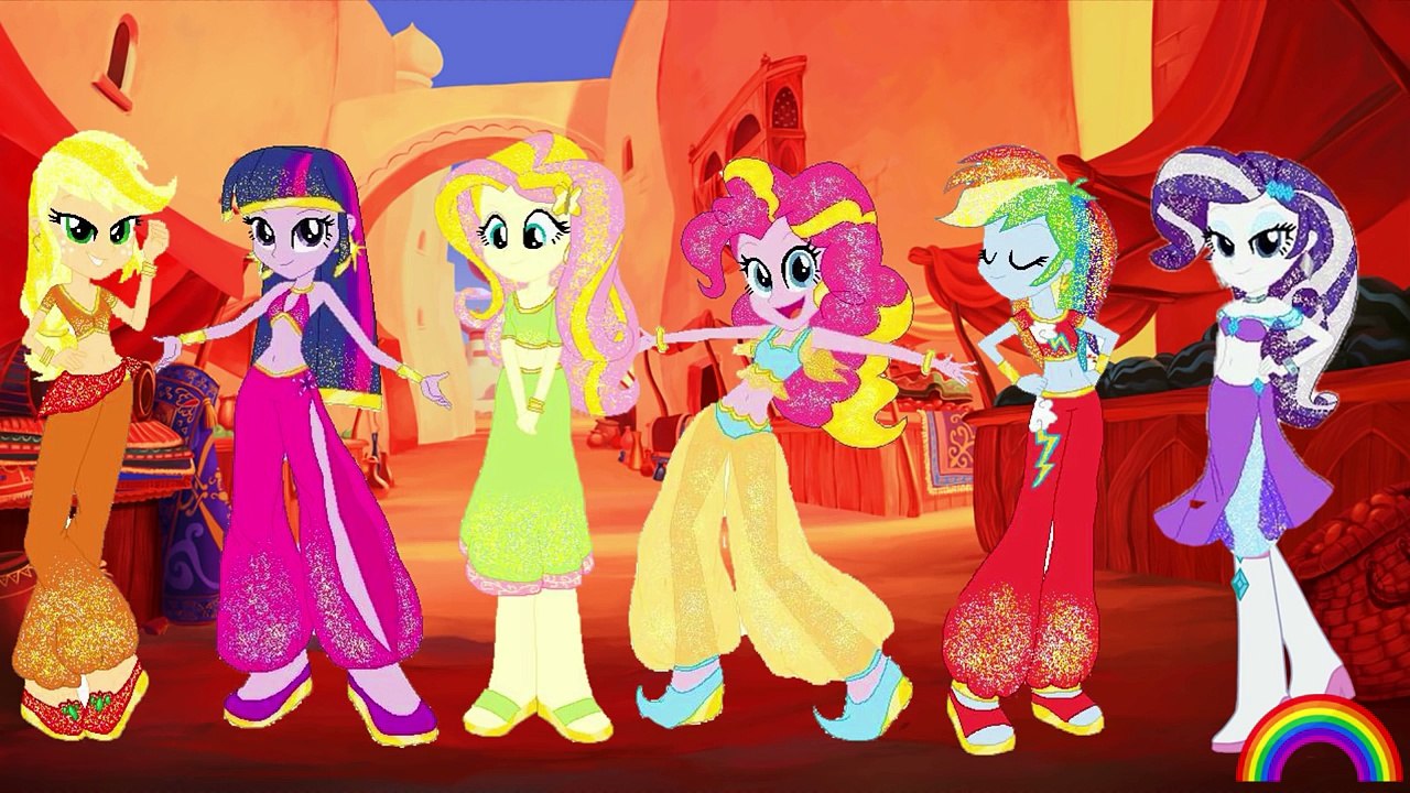 MY LITTLE PONY Equestria Girls Transforms Mane 6 into Saddle Arabia MLP ...