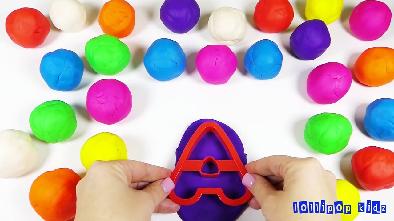 Learn Alphabet Song Kid Video w/ Play Doh Modeling Clay ...