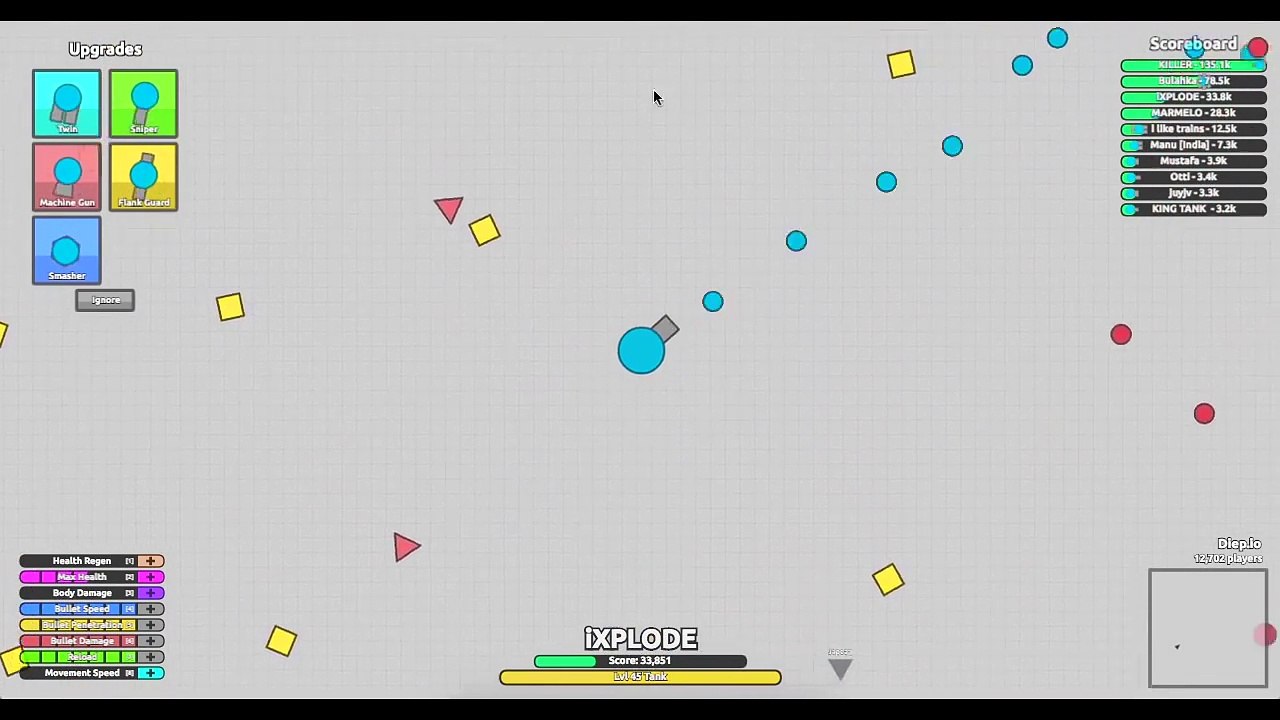 SECRET DIEP.IO AUTO SMASHER TANK!! // New Max Upgrades // Finding Best ...
