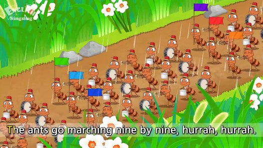 The Ants Go Marching - Ants Go Marching - popular music song - Nursery ...