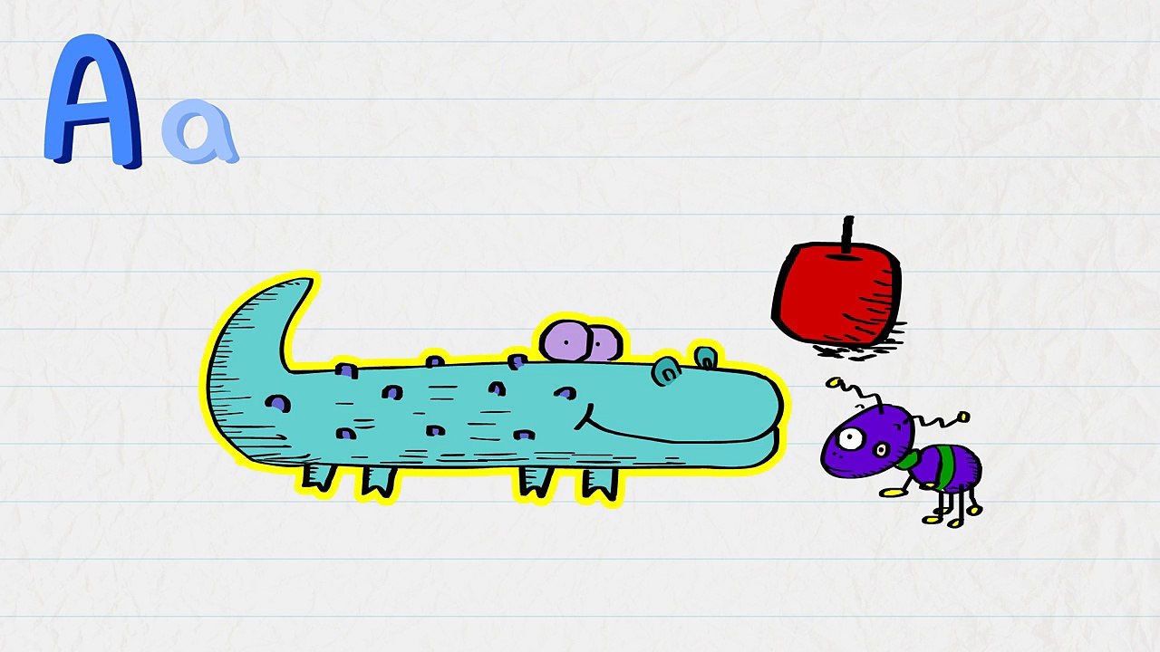 A is for Alligator, Ant, Apple - Letter A - Alphabet Song | Learning ...