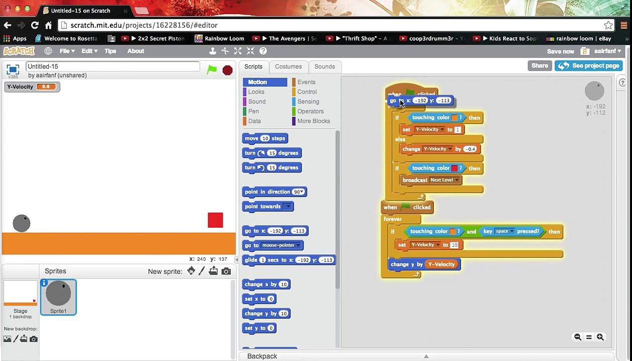 Scratch Tutorial: How to make a basic platformer game - video Dailymotion