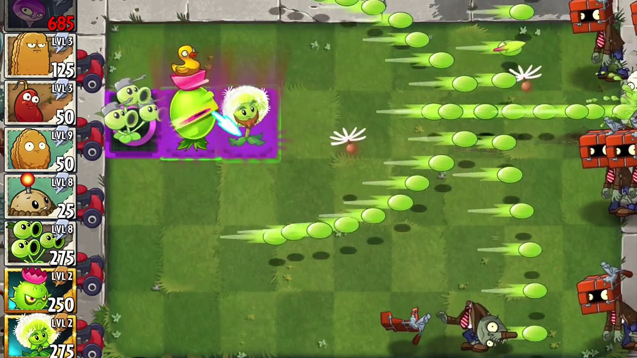 Tile Turnip Teams vs Zombies | Plants vs. Zombies 2 BrickHead Zombie ...