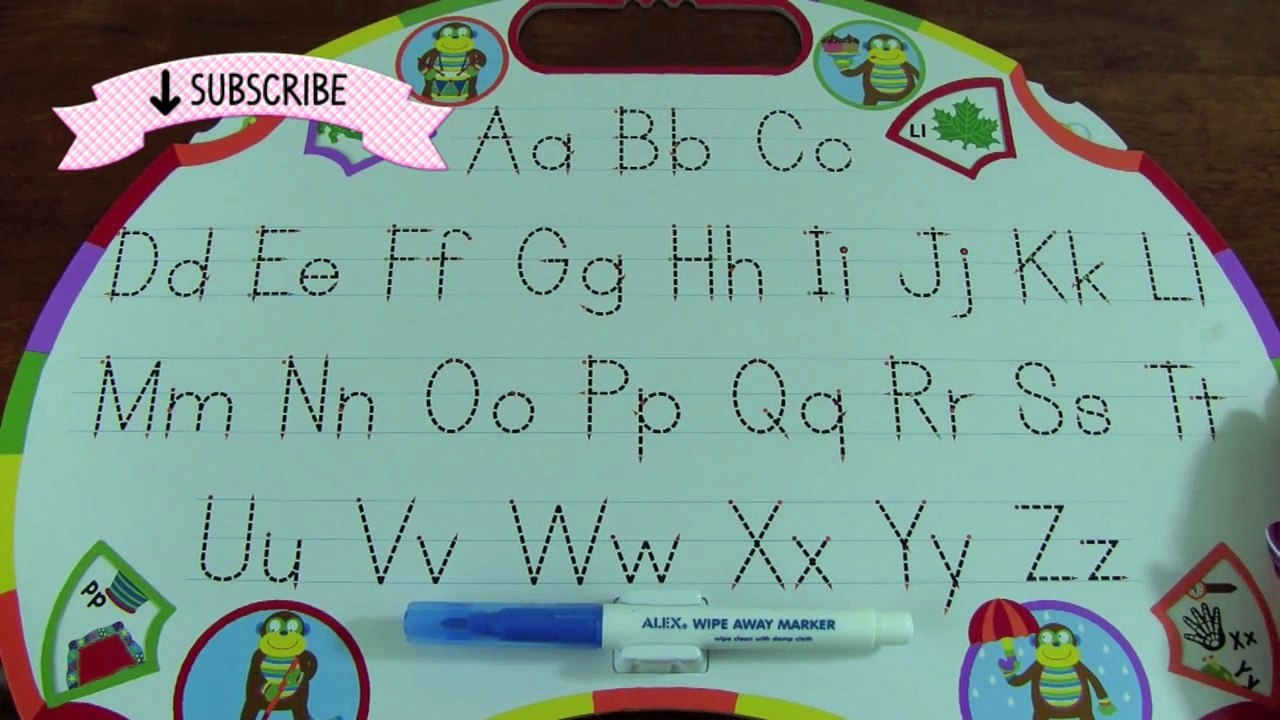 Learn To Write ABC Alphabet Uppercase & Lowercase Letters! ABC Video ...