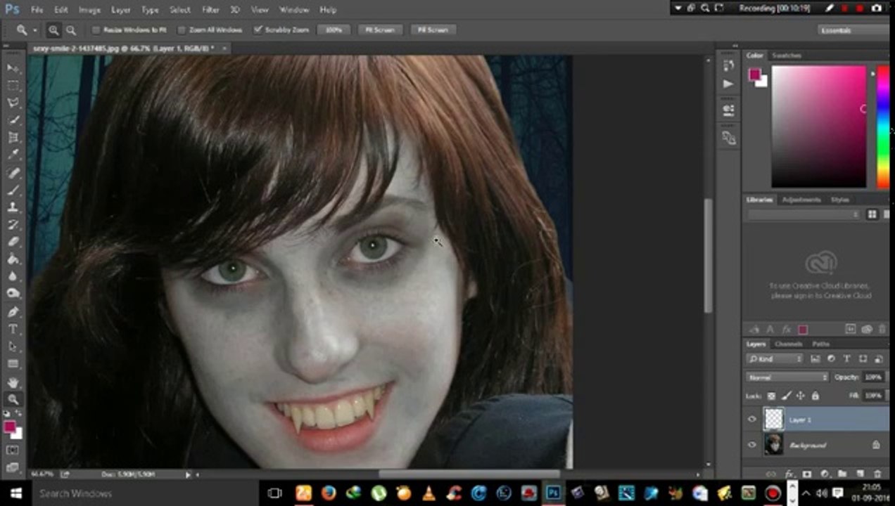 Photoshop Tutorial - Vampire Makeover - video Dailymotion