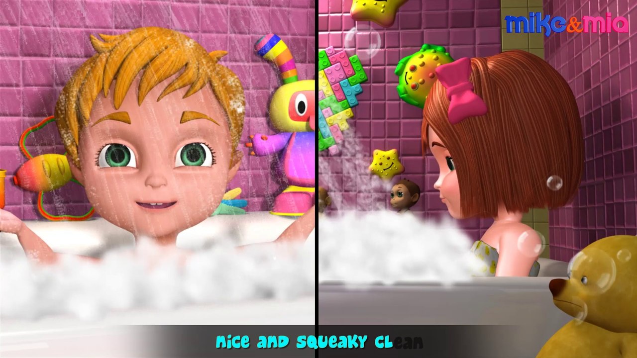Bath Song | Learn Body Parts for Babies | Bathing Song by Mike and Mia ...