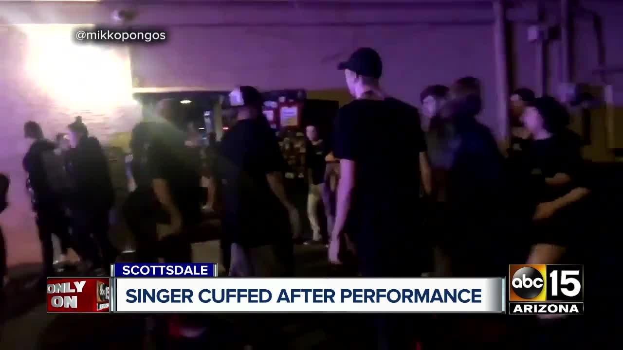 Singer arrested after performance at Scottsdale bar - video Dailymotion