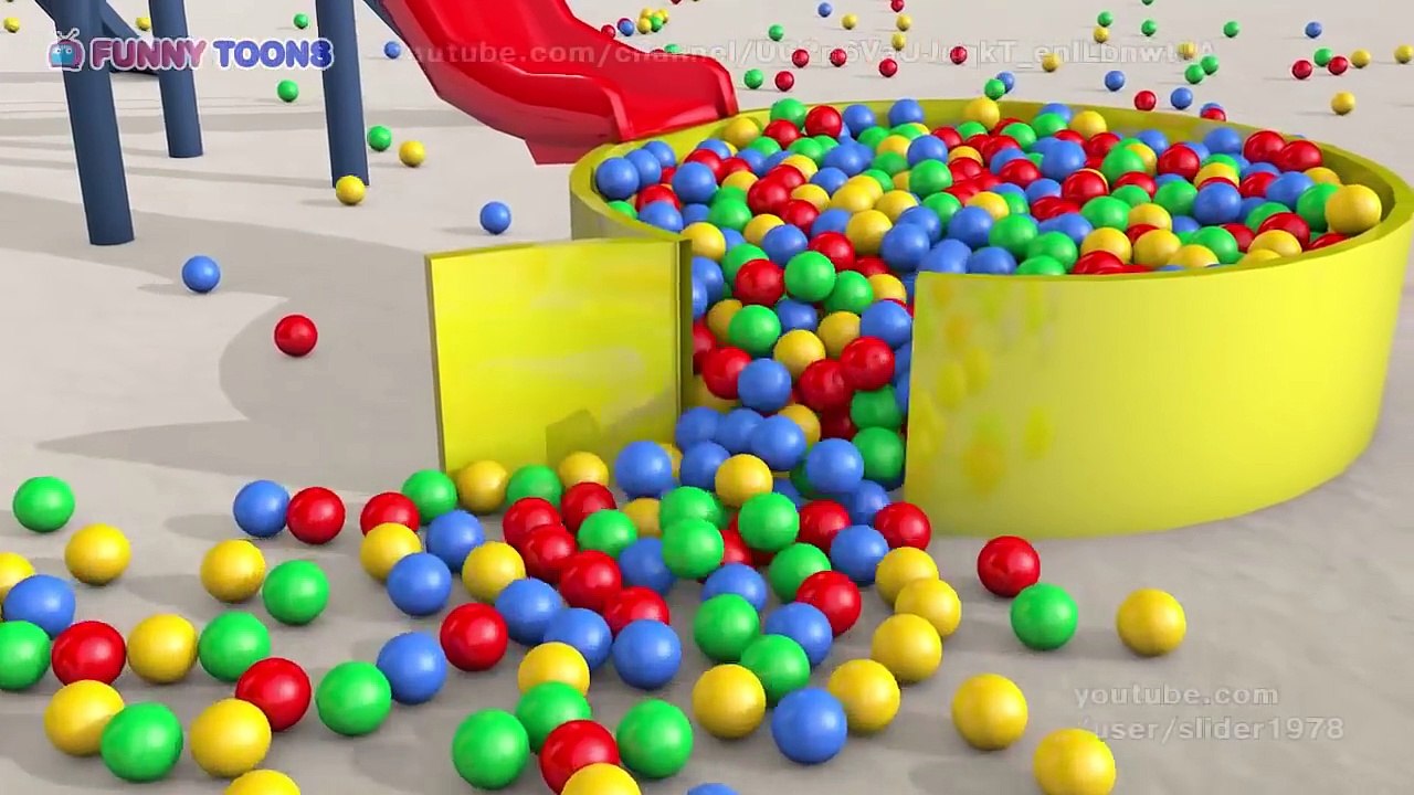 Learn Color with Balls Baby Surprise Eggs vehicles car Truck - Colours ...