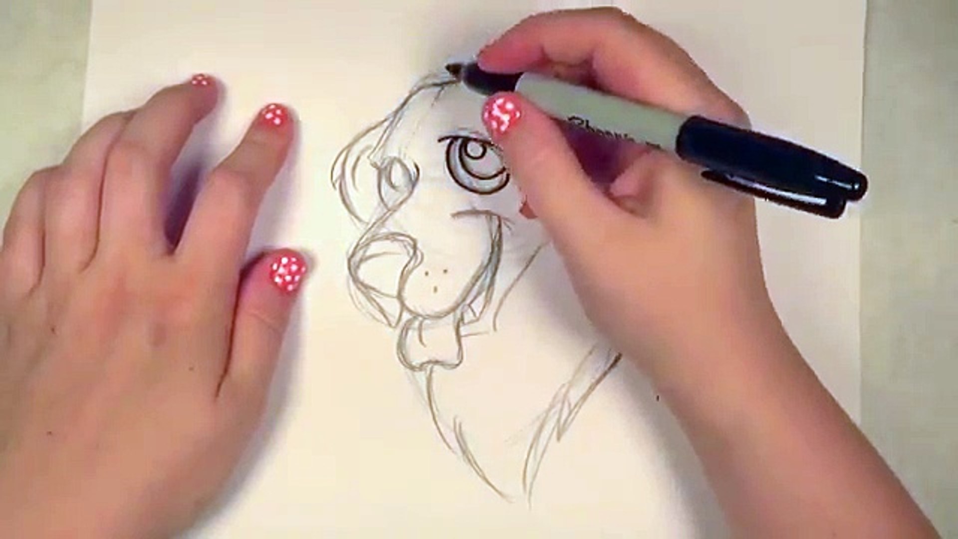 How To Draw A Golden Retriever Step By Step For Kids