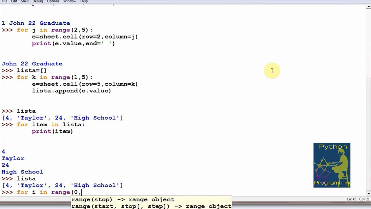 Python 3 Write a row to Excel sheet - video Dailymotion
