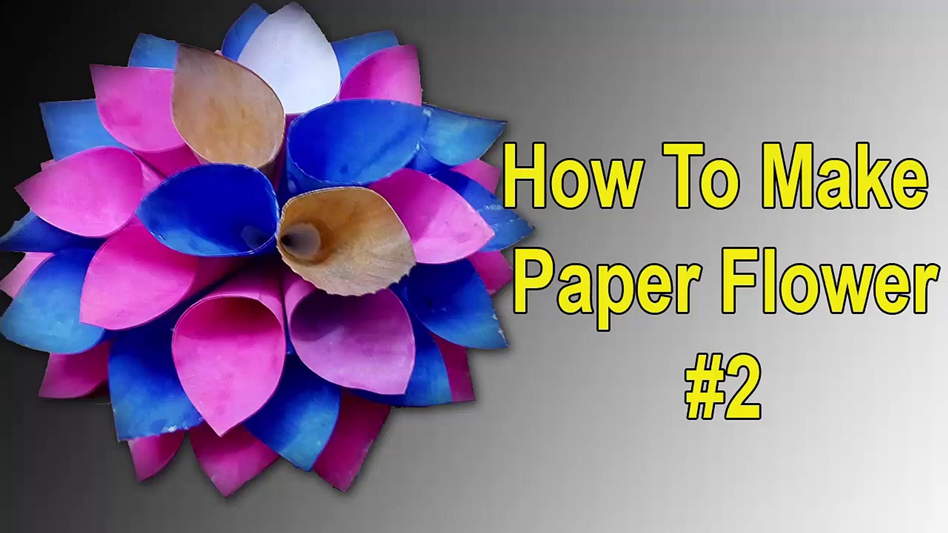 How To Make Paper Flowers Step By In Tamil | Best Flower Site