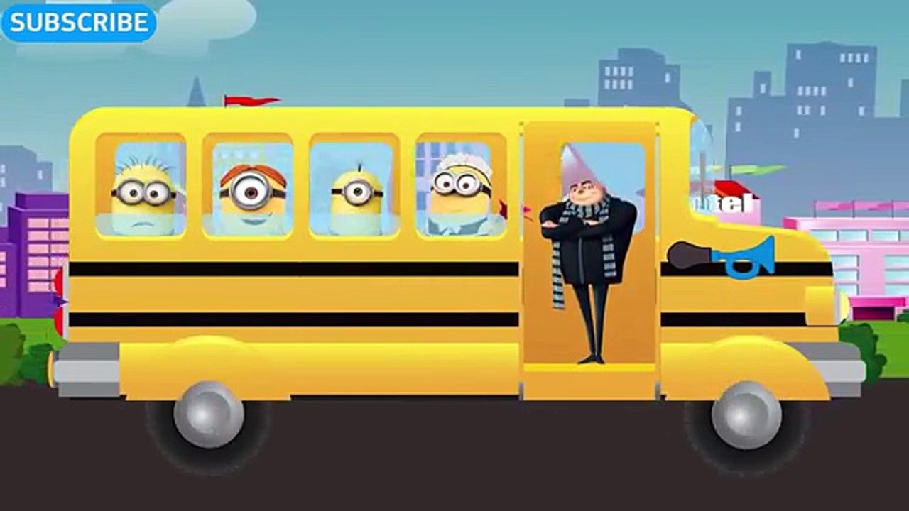 MINIONS DESPICABLE ME Wheels on the Bus Song - video Dailymotion